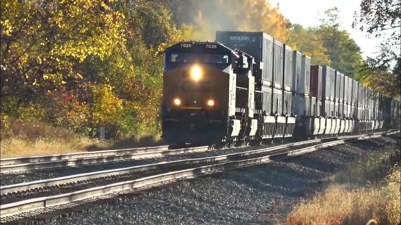 CSX MOW Train Parade! Seaboard Heritage Unit! Amtrak Heritage Unit! CP Heritage Unit! + More ...