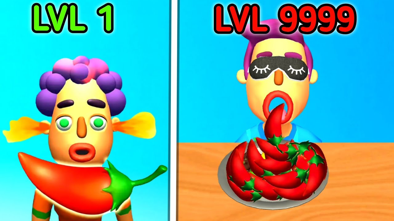 Max Level in Extra Hot Chili 3D - YouTube