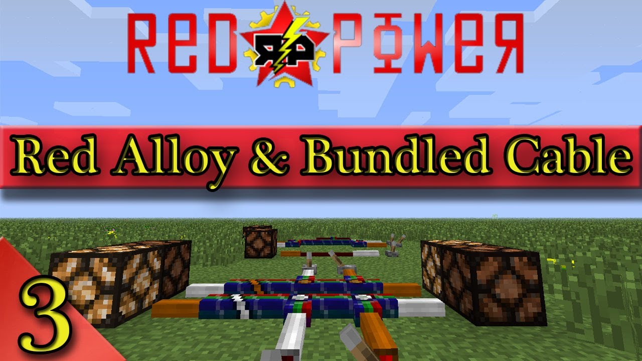 Red Alloy Wire & Bundled Cables [Redpoower Block By Block 03] - YouTube
