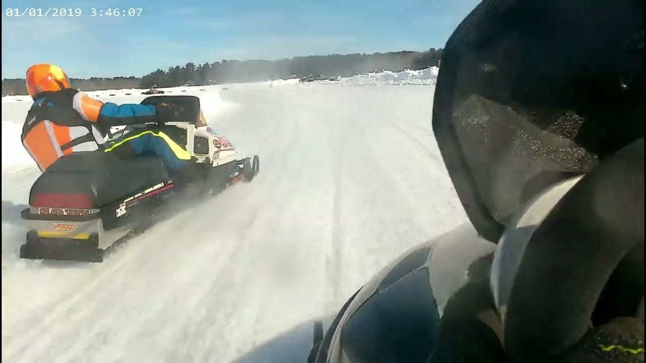 Unity Pond Ice oval Trail 600 heat - YouTube