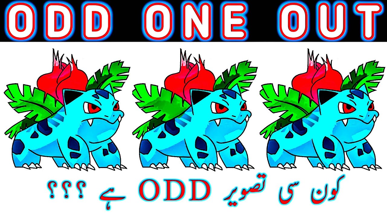 ODD ONE OUT | Pokémon Puzzle | Find the Differences | Spot the ODD ...