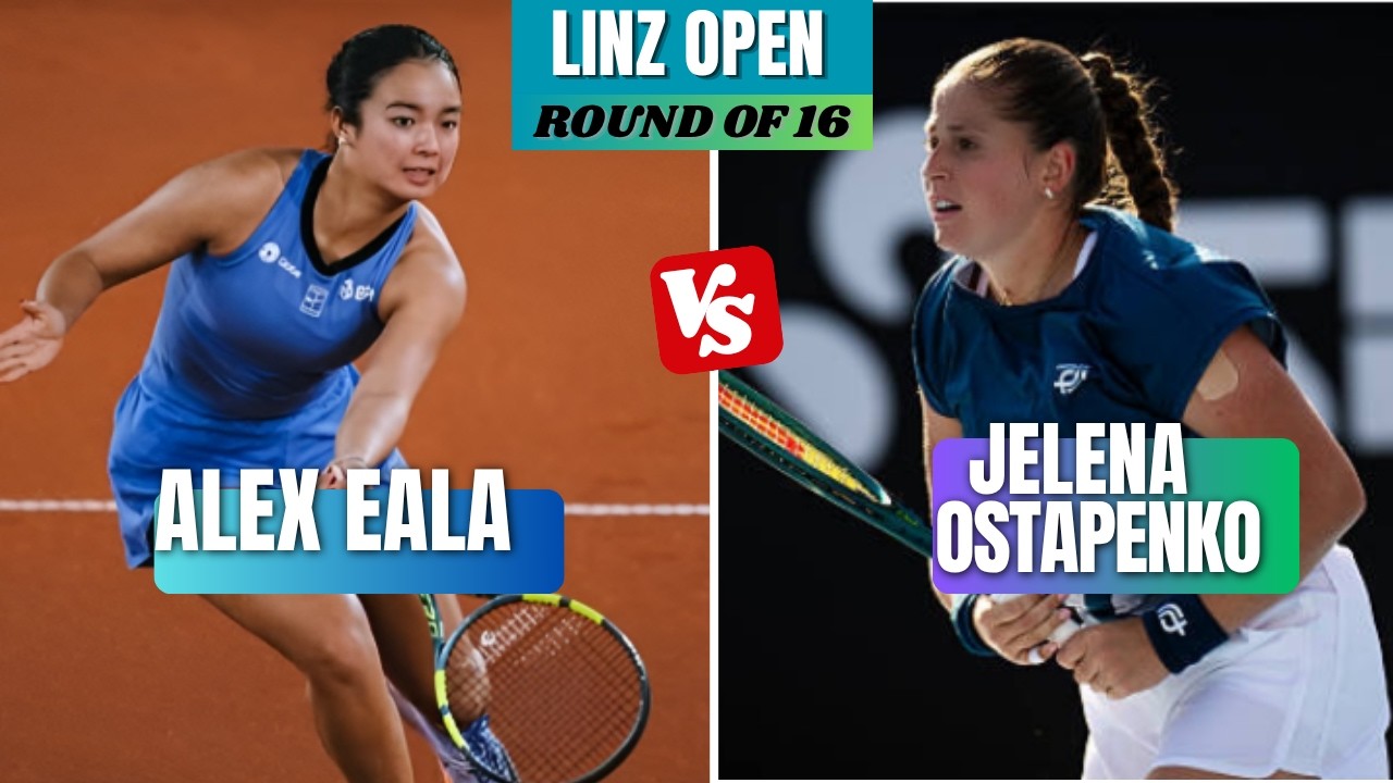 Alex Eala vs Jelena Ostapenko LIVE SCORES| LINZ OPEN ROUND OF 16 2026 ...