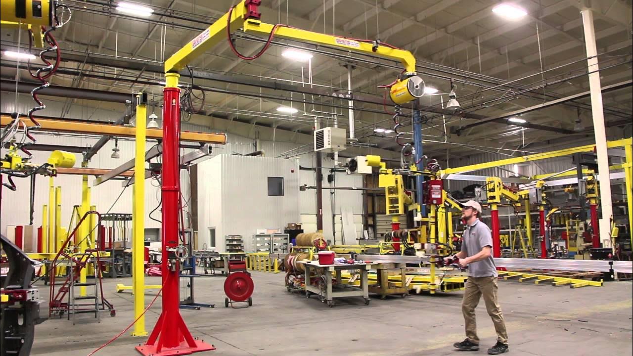 Articulating Jib Crane Performance | Givens Engineering - YouTube