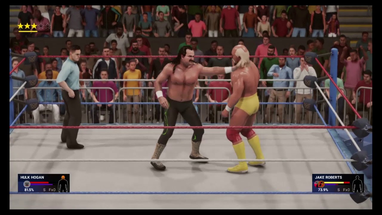 Wwe2k19 Wrestlemania 7 Wwf Championship Jake Roberts Vs Hulk Hogan