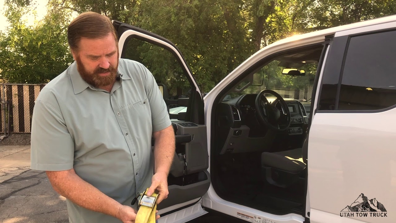 How to Secure a Steering Wheel - Utah Tow Truck Training - YouTube