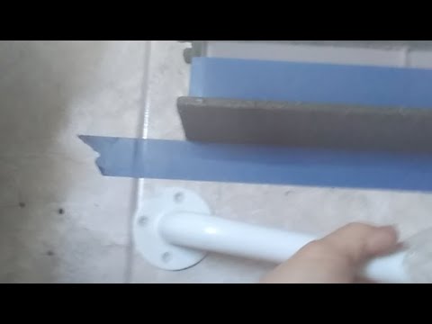 Shower Handicap Rail How to Install - YouTube