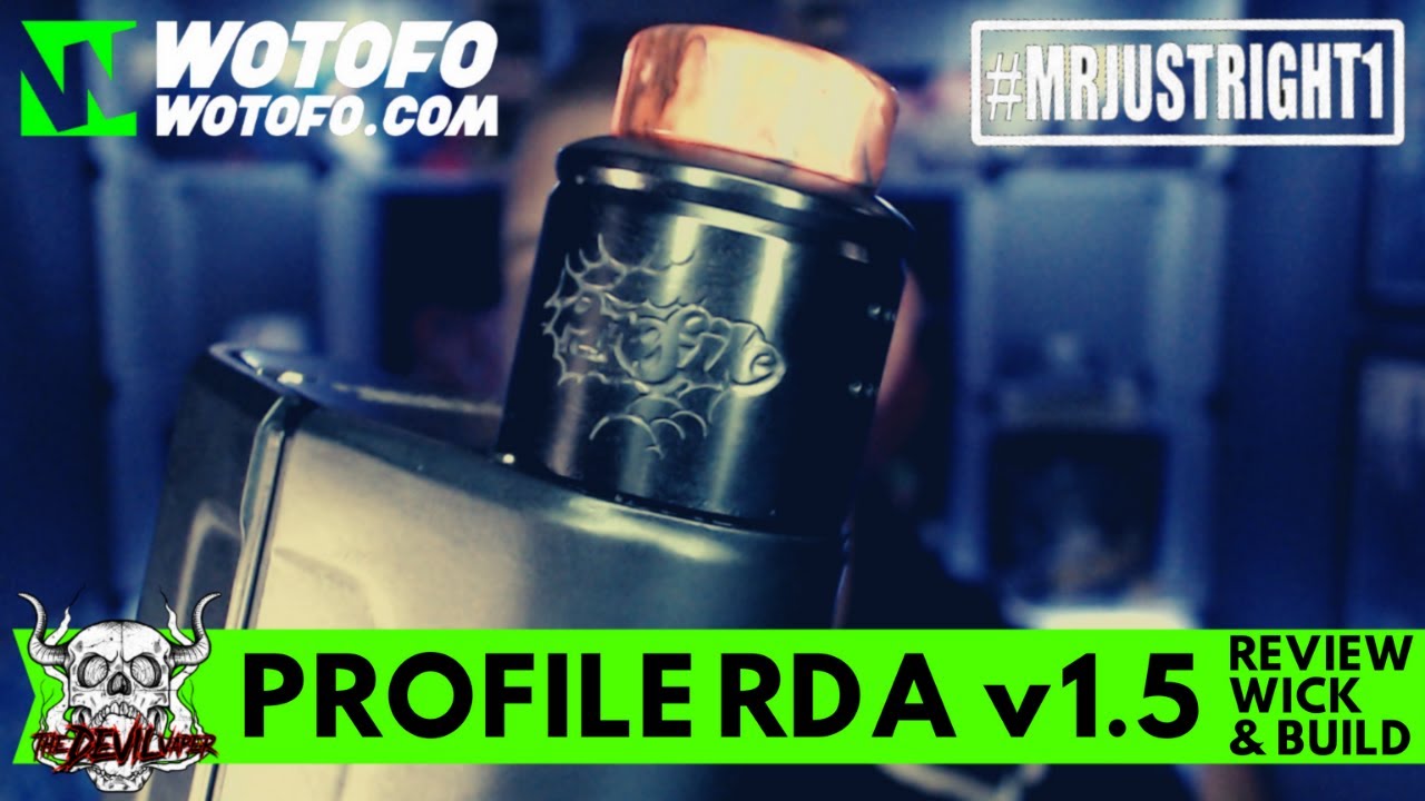 WOTOFO Profile RDA v1.5 - Review & Build Tutorial! - YouTube