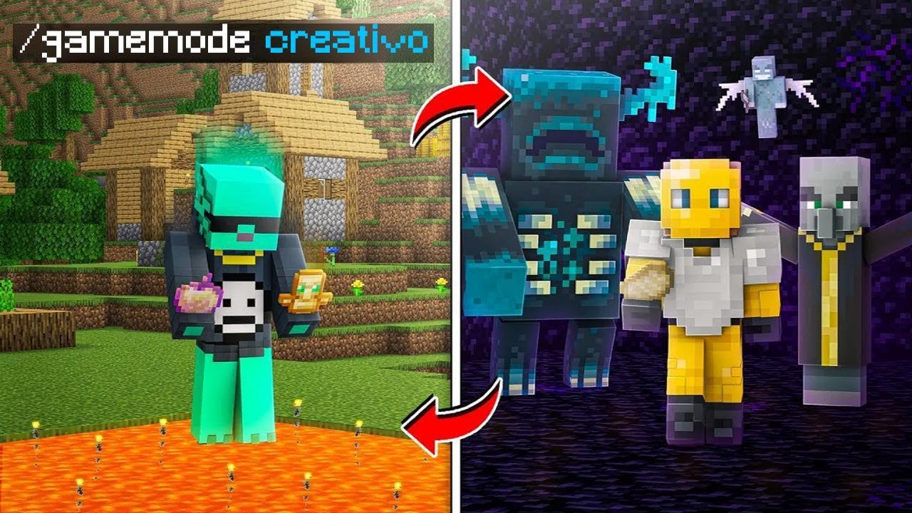 Death Swap en Minecraft... ¡usando creativo a escondidas! - YouTube