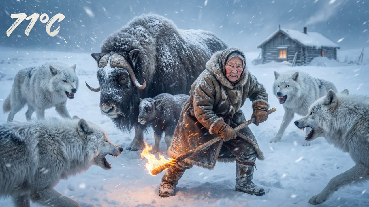 92-Year-Old Arctic Woman vs Wolf Pack at –71°C | She Risked Everything ...