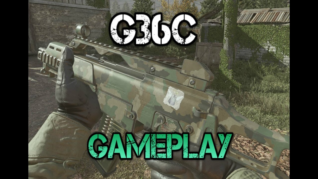 G36C Gameplay!! Call Of Duty 4 Modern Warfare Remastered!! - YouTube