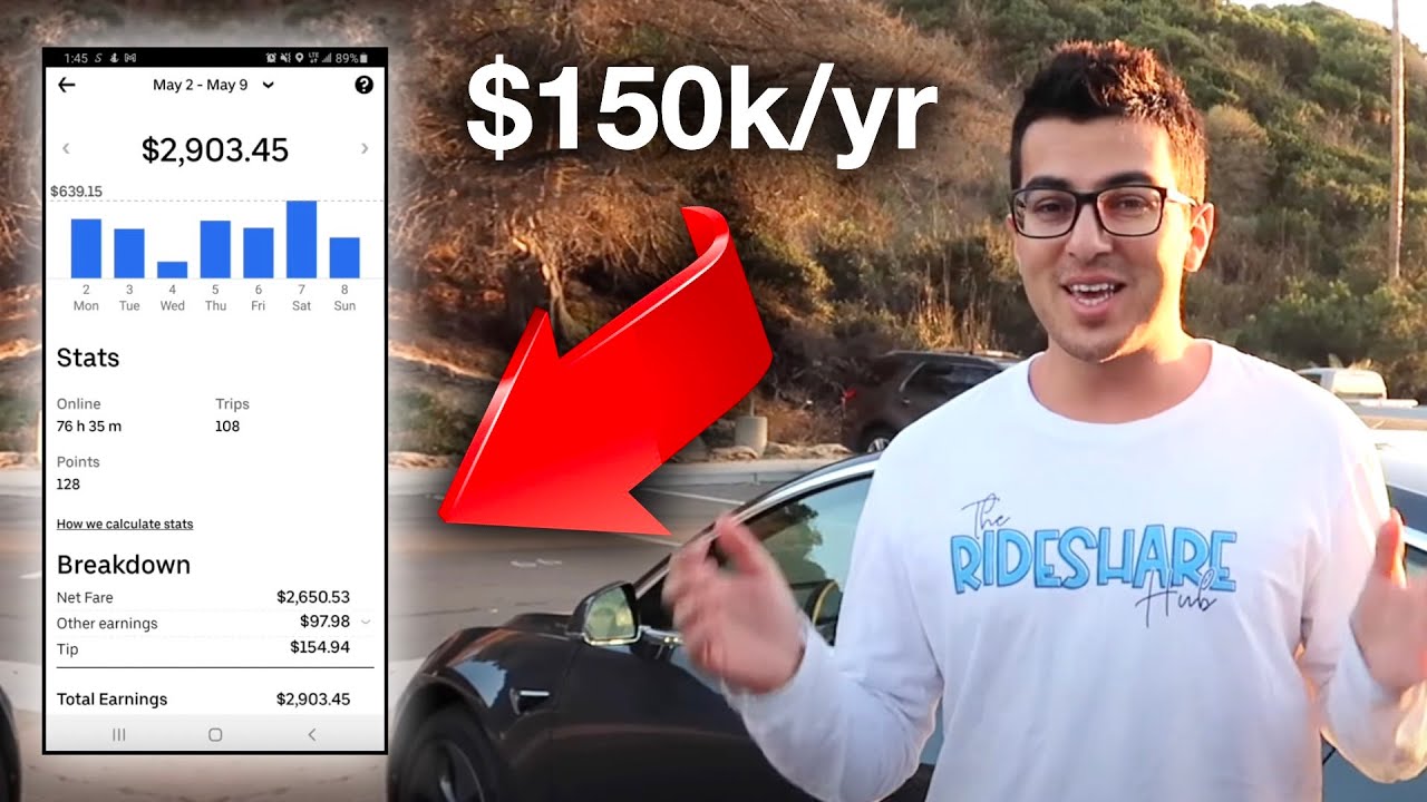 How To Make $150k Per Year As An Uber Driver - YouTube