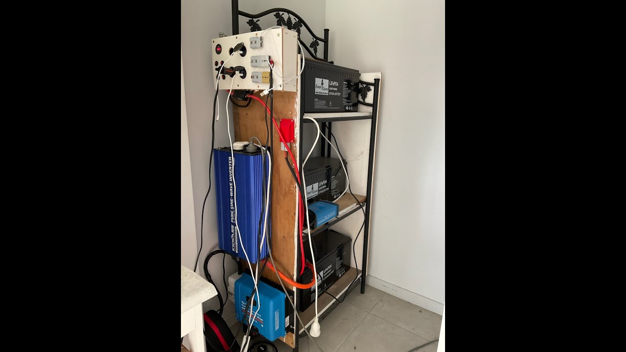 My off grid solar setup at home - YouTube