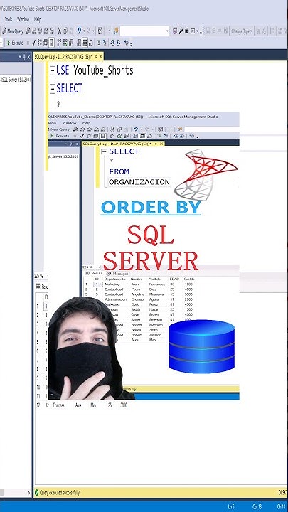 ¿Como ORDENAR columnas en SQL Server? #sql #sqlserver #sqltips - YouTube