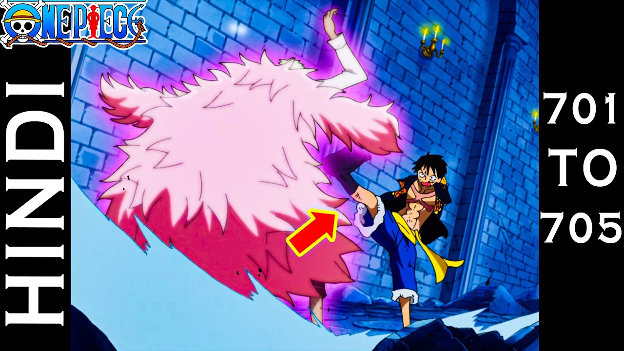 One Piece Episode 701 to 705 in HINDI Explained #onepiece # ...