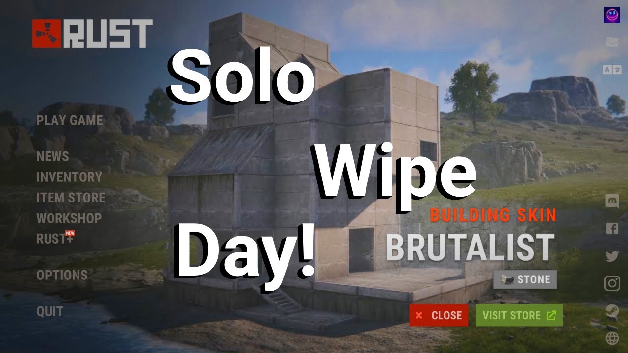 🔴 Rust | Solo Wipe Day! - YouTube
