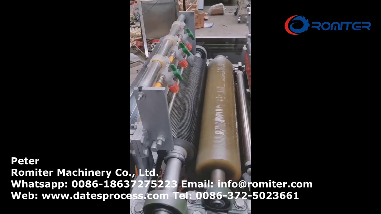 Automatic Dates Ordering and Slicing Cutting Machine - YouTube