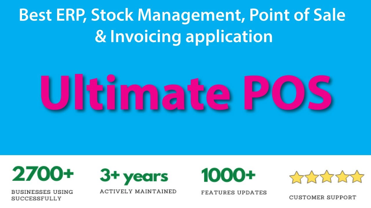 Ultimate POS - Best ERP, Stock Management, Point of Sale & Invoicing ...