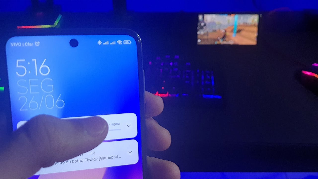 MOSTRANDO COMO EM UMA SEMANA EVOLUI NO CELULAR QUE VIROU UM SETUP GAMER ...