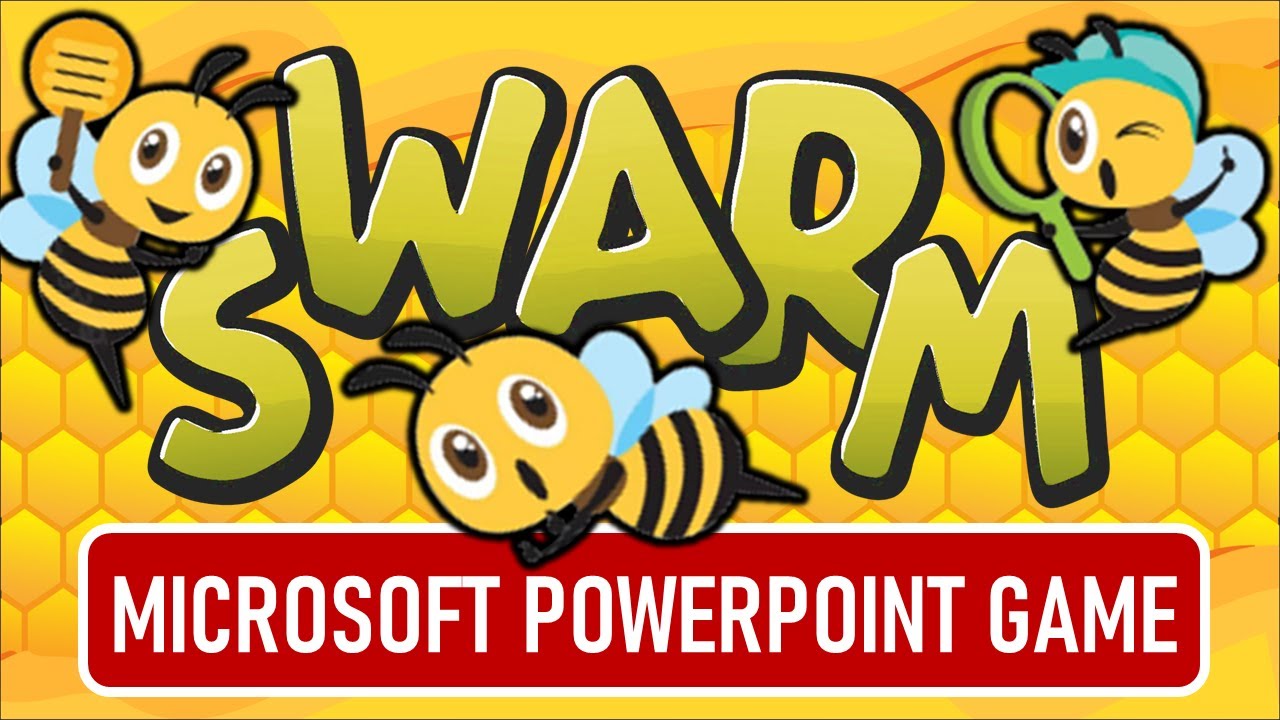 SWARM (FLYING BEES) MICROSOFT POWERPOINT GAME - YouTube