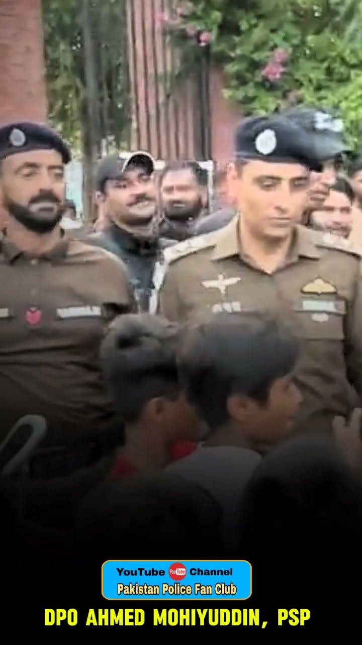 Great Police Officer DPO Ahmed Mohiuddin, PSP DPO Mandi Bahauddin # ...