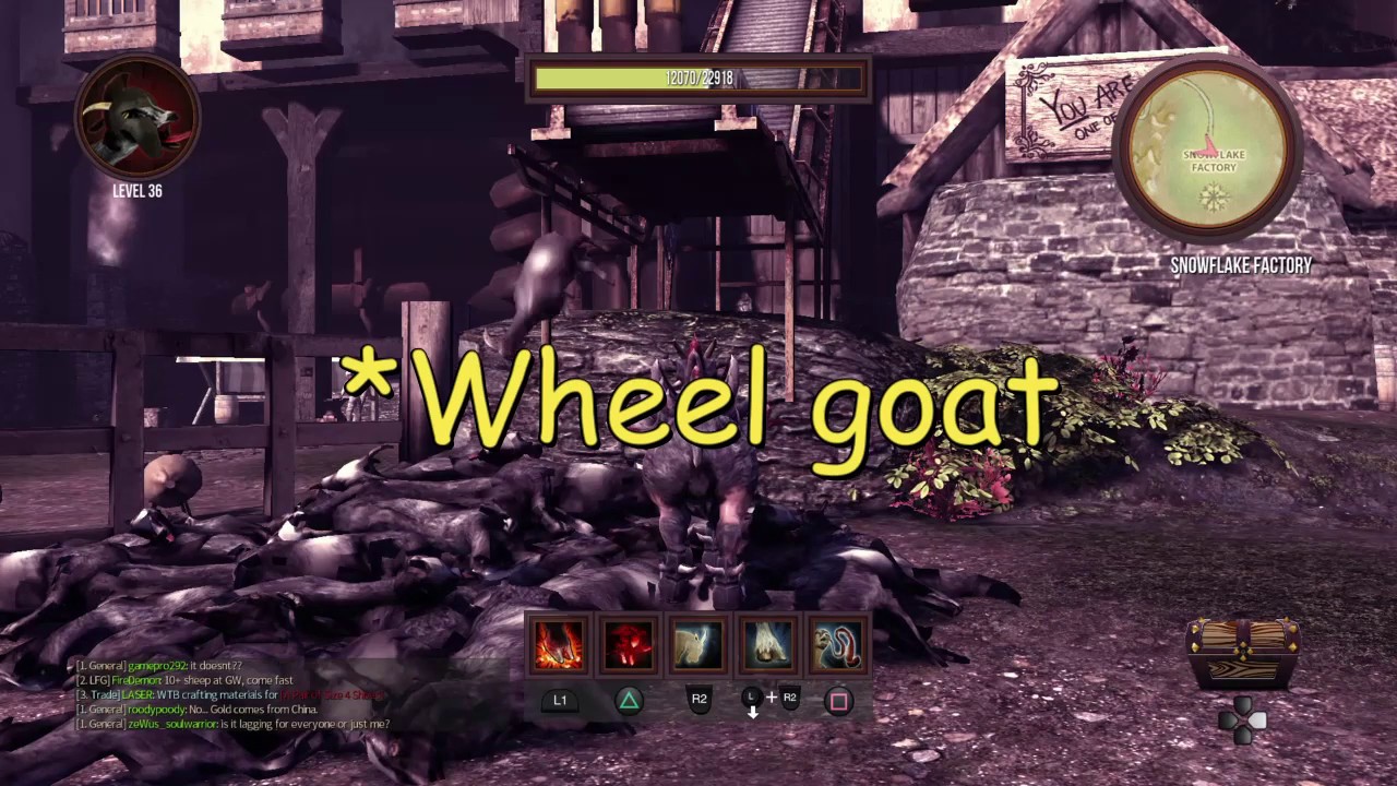How to get wheel goat in Goat simulator PS4 - YouTube