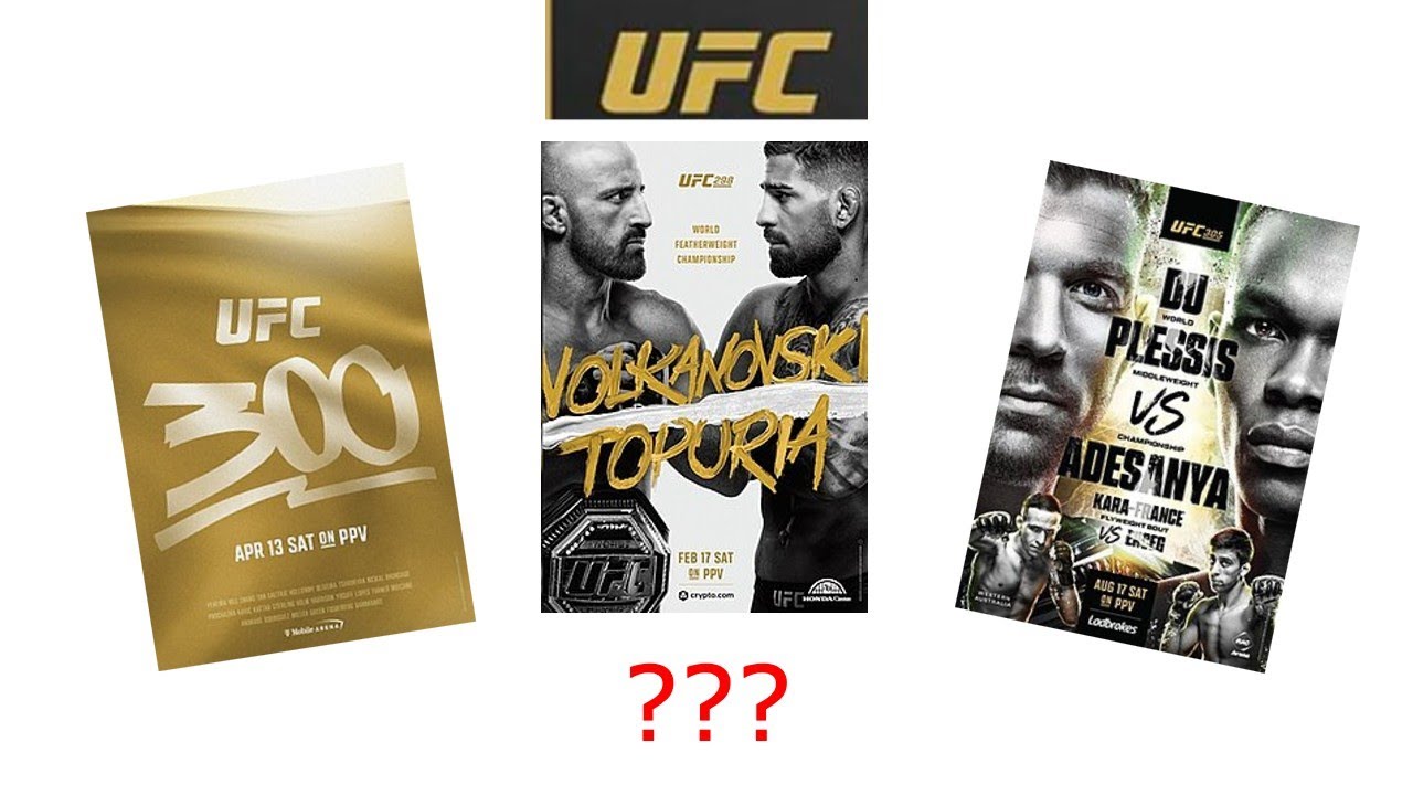 Ranking Every UFC Pay-Per-View of 2024 - YouTube