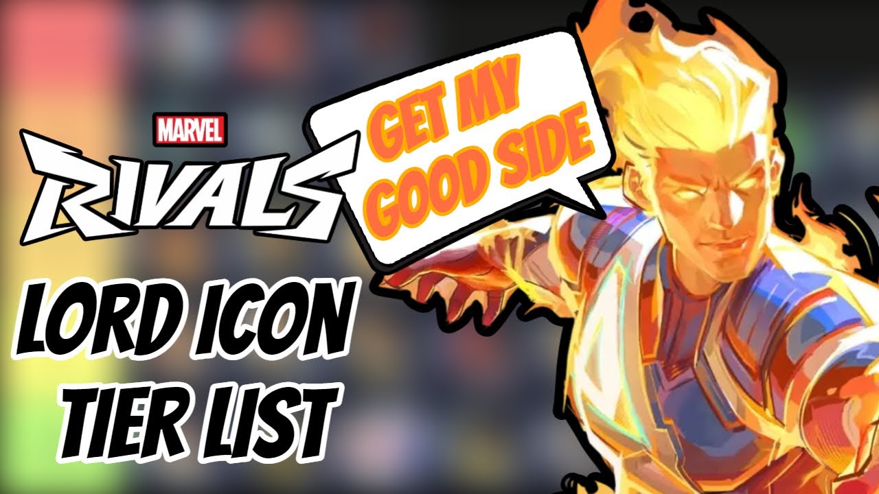Marvel Rivals The BEST Lord Icon Tier List - YouTube