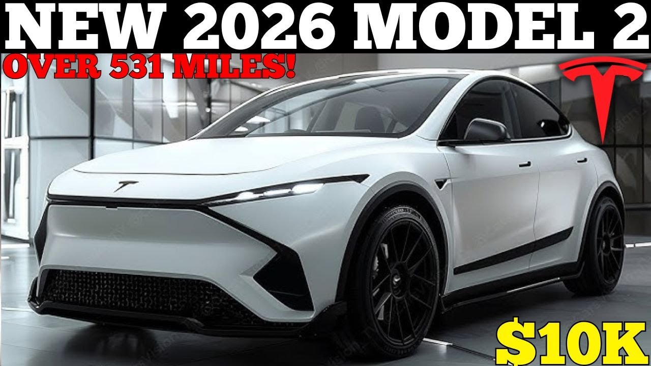 NEW TESLA MODEL 2 for $10K with 350 MILE RANGE and FULL CHARGE in 15 ...
