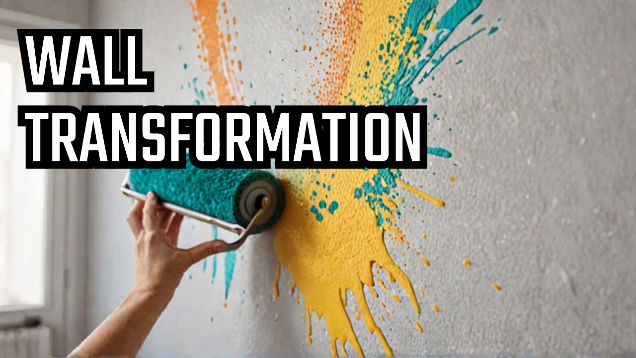 New method and process for wall painting techniques. - YouTube