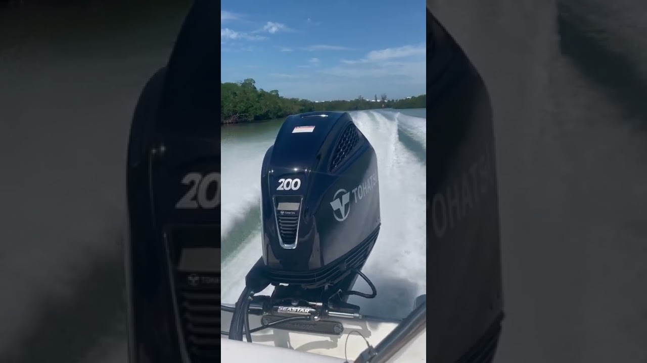 All new 2022 Tohatsu 200hp 4stroke. Repowered on a 2016 232 Hurricane ...