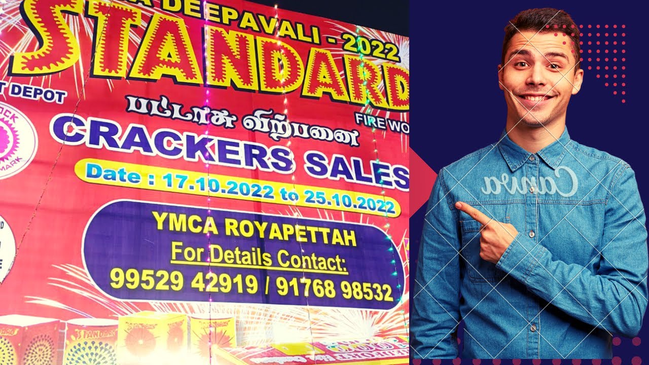 Standard Fire Works Crackers Sale at YMCA Ground Royapettah Chennai ...