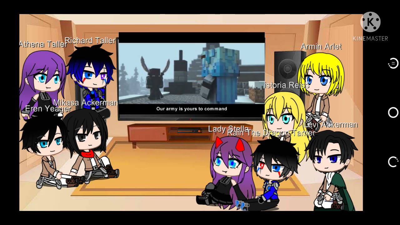 Aot react to Goodbye Rainimator so1 Ep : (5/5) ft . Rain and stella ...