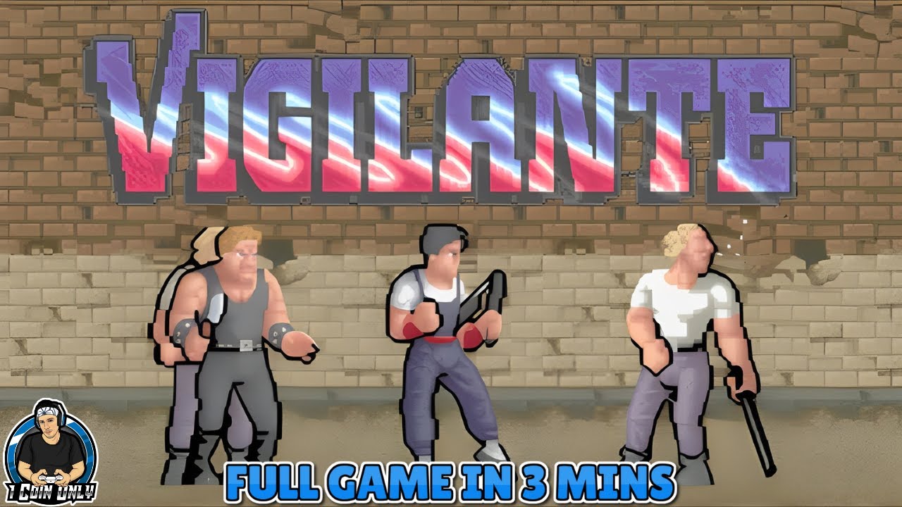 Vigilante (Arcade) - Full Game in 3 Minutes! - YouTube