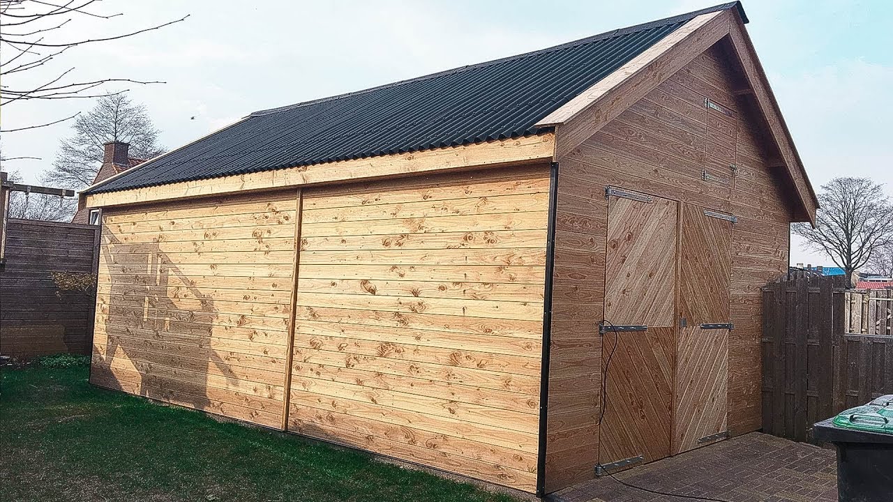 Building 6m X 4m 20 X 13 Shed YouTube