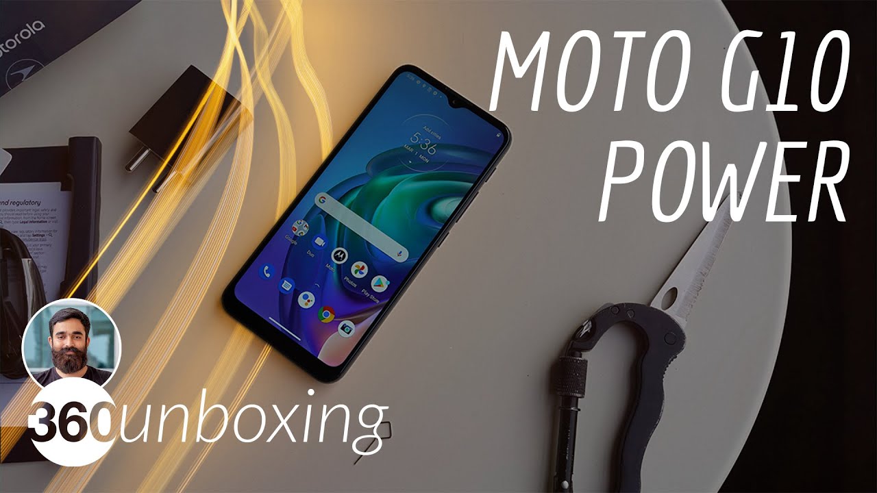 Moto G10 Power Unboxing: Huge 6,000mAh Battery, Quad Rear Cameras - YouTube