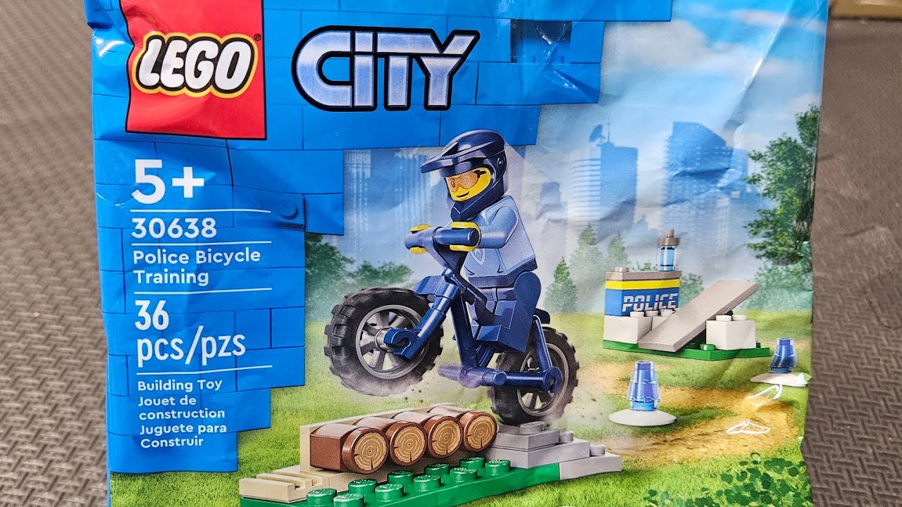 Lego City 30638 Police Bicycle Training - YouTube