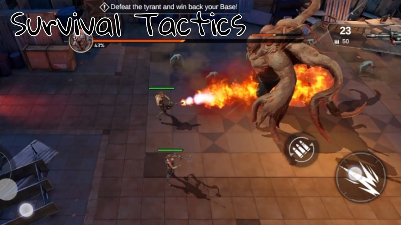 Survival Tactics เกมแนวสร้างเมือง เอาชีวิตรอดจากซอมบี้ เดินยิงซอมบี้ ...
