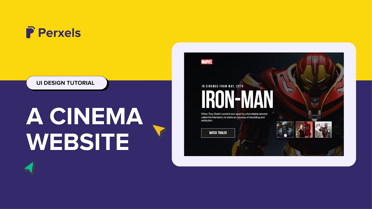 How to Design a Stunning Cinema Website UI Design in Figma! - YouTube