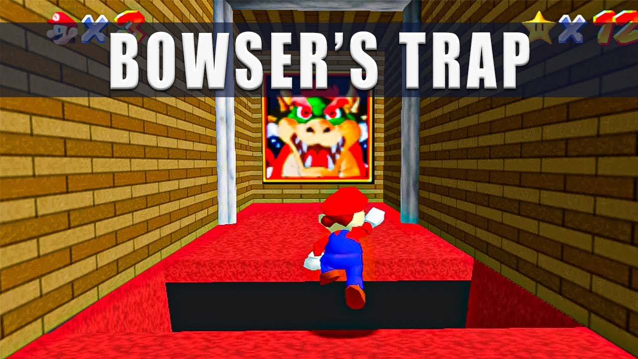 Super Mario 64 Switch Bowser's Trap plus all red coins - Super Mario 3D ...