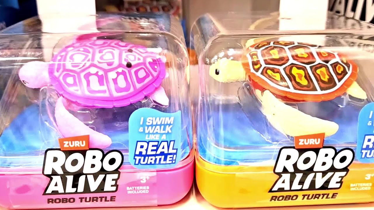 ZURU ROBO ALIVE ROBO TURTLE - SWIM & WALK LIKE A REAL TURTLE Shop with ...