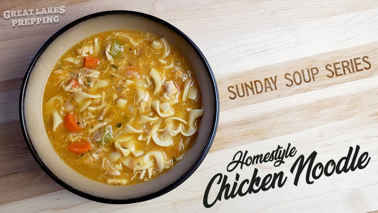 Homestyle Chicken Noodle Soup (plus amazing homemade chicken stock ...