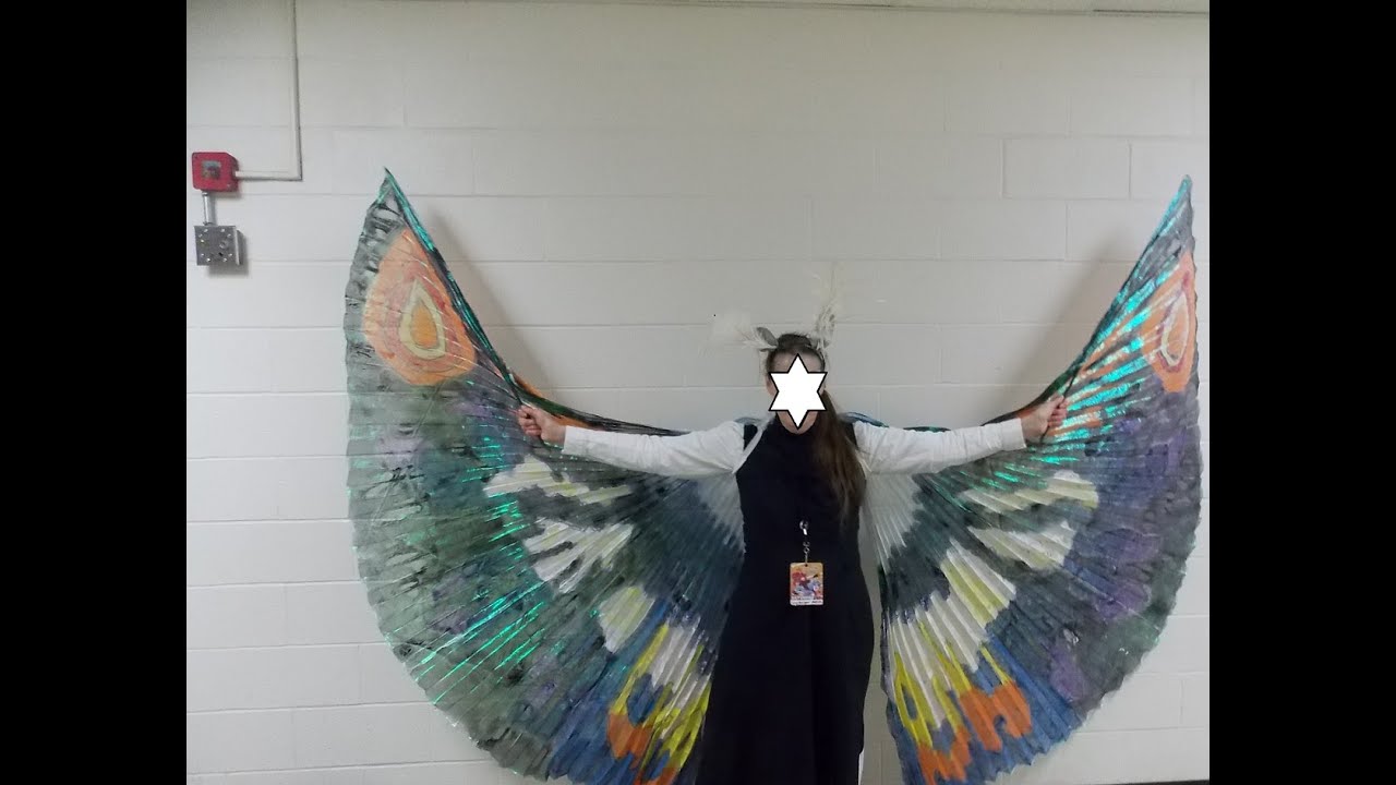 how to make a rebirth of mothra 3 rainbow mothra dress cosplay part 2 ...