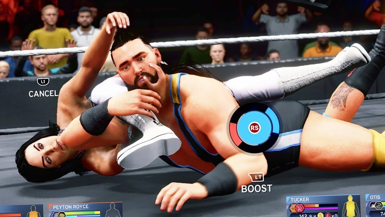 Wwe 2k20 Iiconics Billie Kay And Peyton Royce Vs Otis And Tucker 1