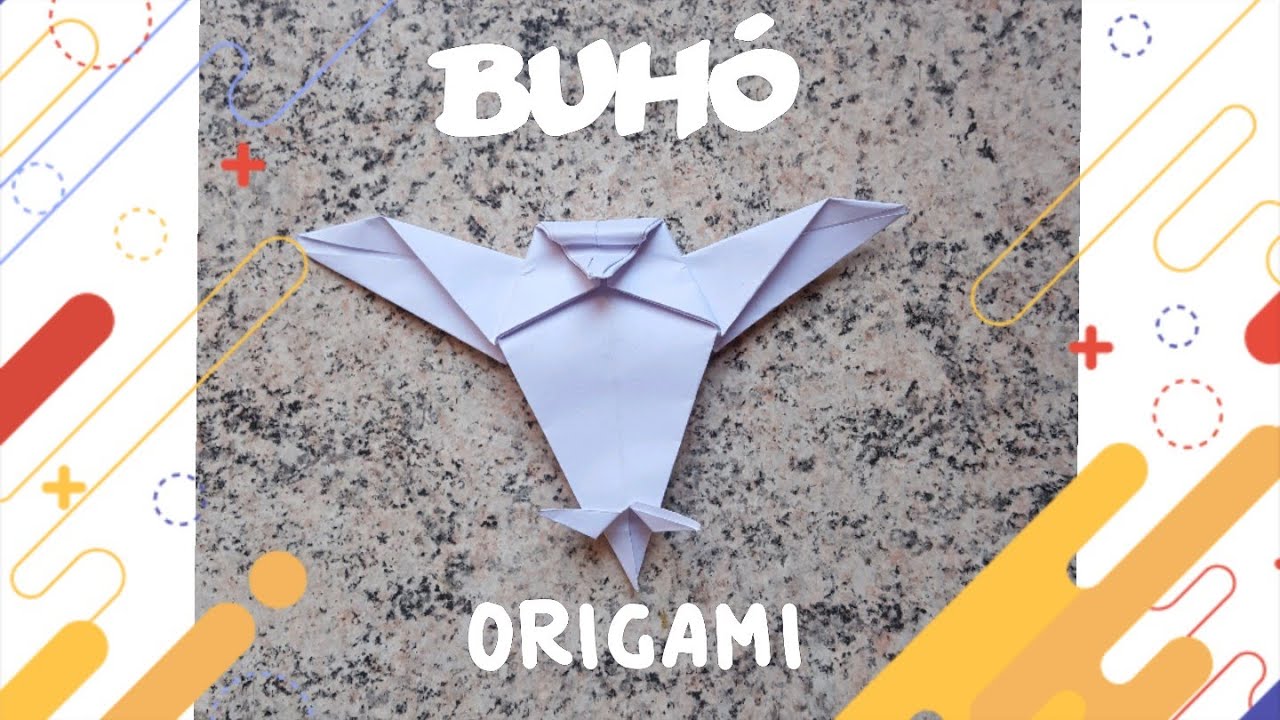 COMO HACER UN BÚHO DE ORIGAMI / How to make an owl - YouTube