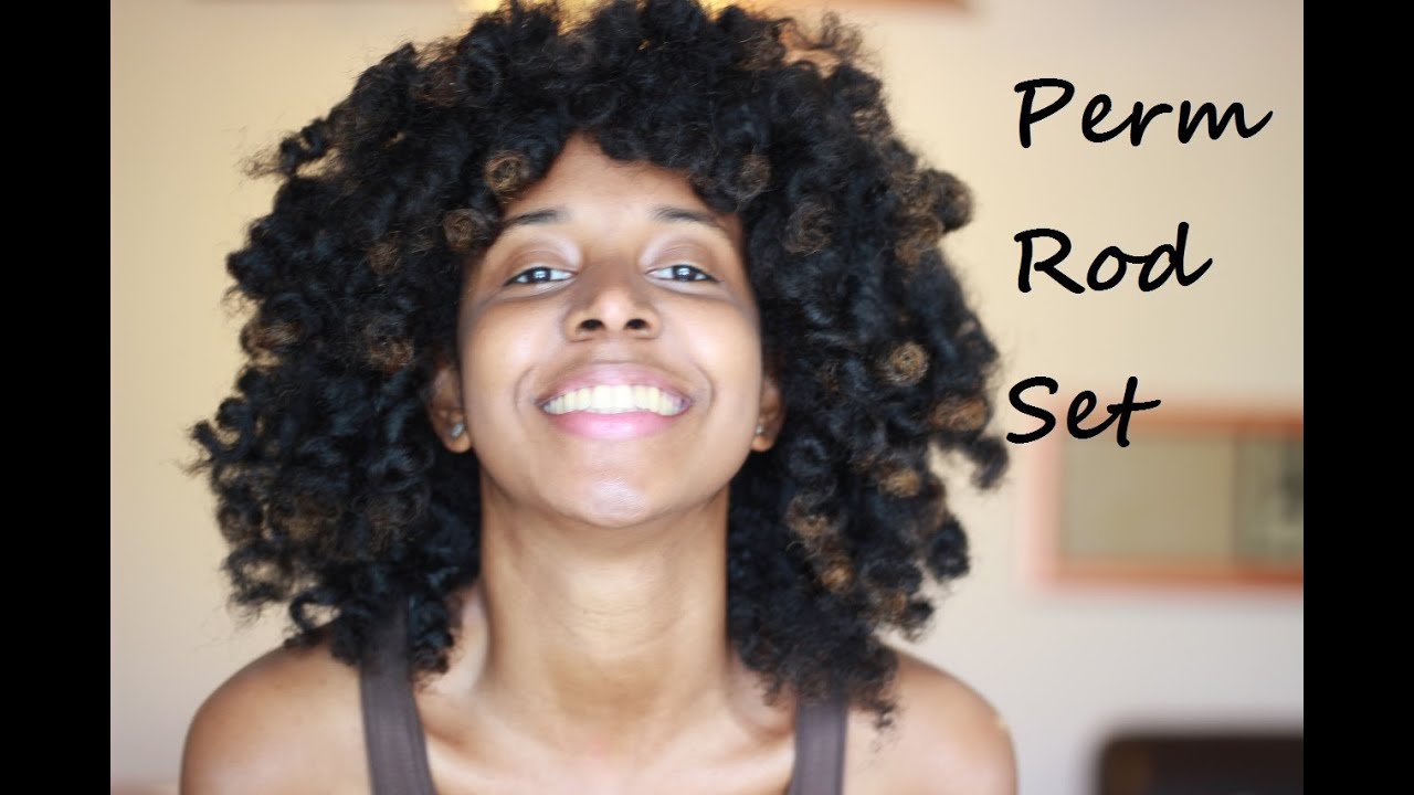 How To| Fast & Easy Perm Rod Set Tutorial on Medium to SHORT Length ...