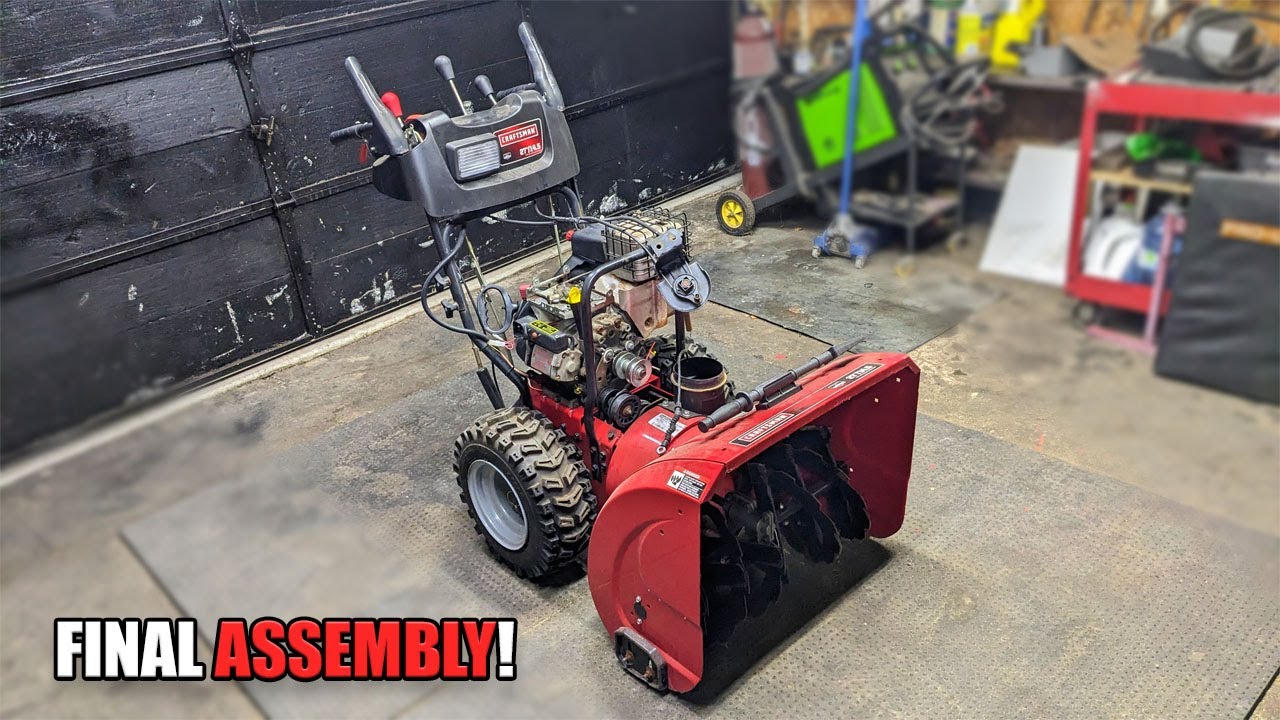 Swapping Engine Mounting Plates & Final Assembly - Craftsman 13.5/27 ...