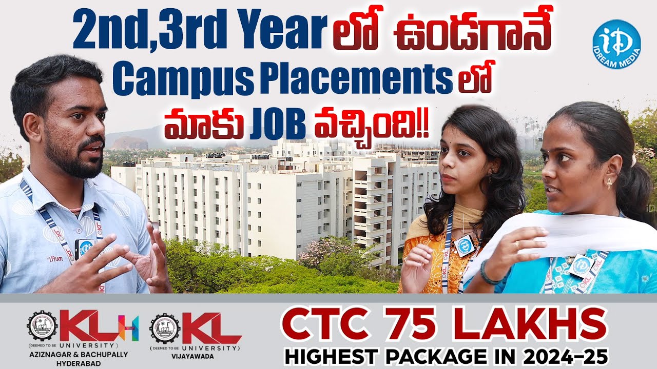KL University(KLU) 100% Placements | Excellent Placement & Training ...