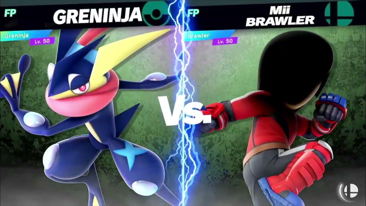 Super Smash Bros Ultimate Amiibo Fights Greninja vs the World #49 Greninja vs Brawler - YouTube