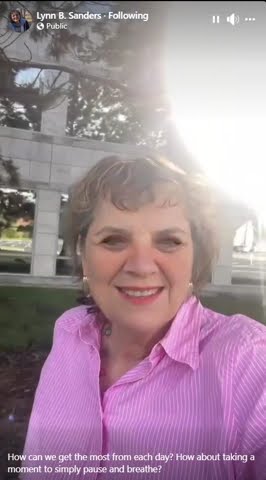 Today Just Pause. Great advice from my friend Lynn Sanders CEO ...