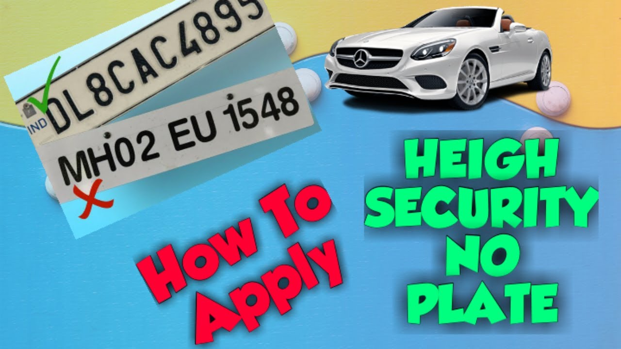 High security number plate online registration process||HSRP online ...